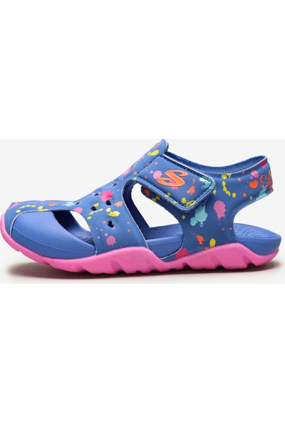 Skechers SİDE WAVE Küçük Kız Çocuk Mavi Sandalet - 86428N BLPK Skechers SİDE WAVE Küçük Kız Çocuk Mavi Sandalet - 86428N BLPK