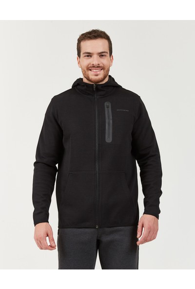 Skechers 2X I-Lock M Printed Zip Detailed FZ Hoodie Erkek Siyah Fermuarlı Eşofman Üstü - S202095-001 Skechers 2X I-Lock M Printed Zip Detailed FZ Hoodie Erkek Siyah Fermuarlı Eşofman Üstü - S202095-001