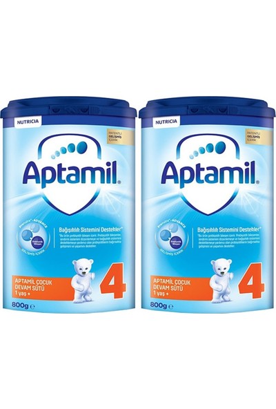 Aptamil Devam Sütü 800 gr No:4 2'li