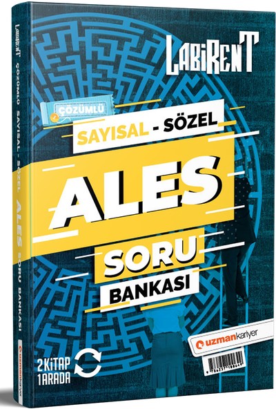 Uzman Kariyer Yayınları Labirent ALES Soru Bankası Sayısal - Sözel