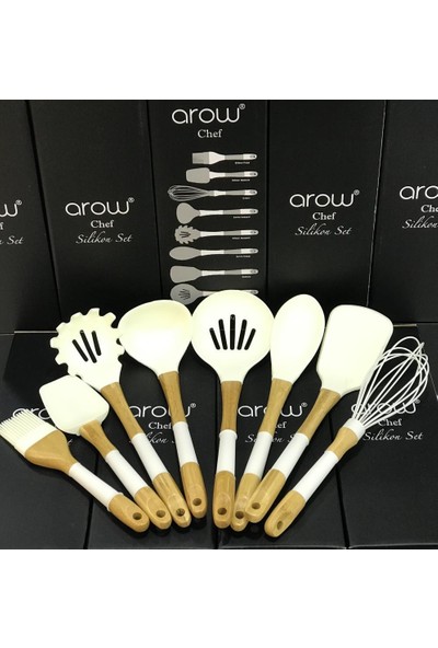 Arow Chef Silikon 8 Parça Servis Takımı Arow Chef Silikon 8 Parça Servis Takımı