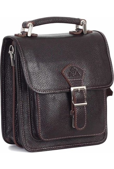 Aka 204-4 Floter Kahve Deri Portföy Çantası