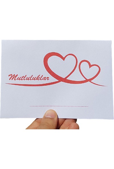 Asil Takı Zarfı Beyaz Hazır Baskılı Asil Takı Zarfı Beyaz Hazır Baskılı