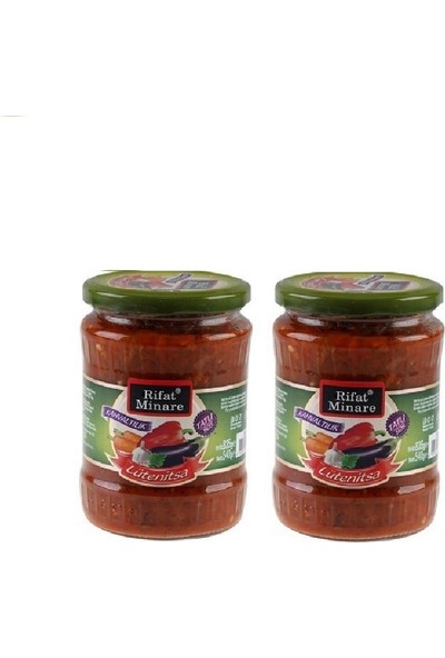 Rifat Minare Lütenitsa Kahvaltılık Sos Tatlı 540 gr x 2'li