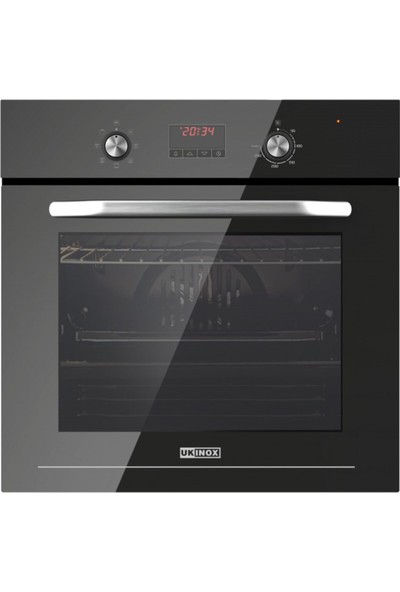 Ukinox Nova 9+1 Siyah Cam Ankastre Fırın