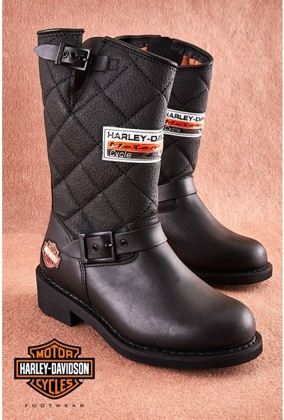 Harley Davidson Laconia Black Deri Bot Harley Davidson Laconia Black Deri Bot