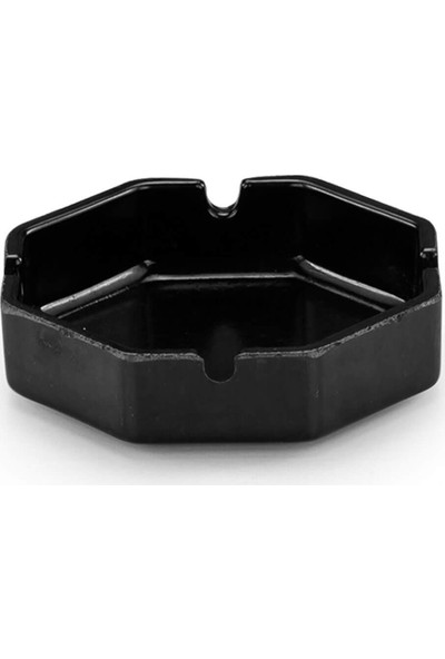 Tria Sekiz Köşeli Lüks Küllük Siyah 10,5 cm Tria Sekiz Köşeli Lüks Küllük Siyah 10,5 cm