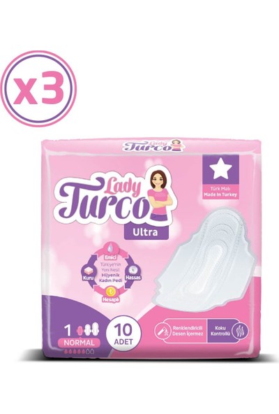 Baby Turco Lady Turco Ultra Normal 3 x 10 Ped Baby Turco Lady Turco Ultra Normal 3 x 10 Ped