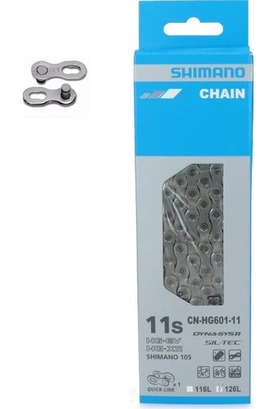 Shimano CN-HG601 11 Vites 116 Bakla Zincir Shimano CN-HG601 11 Vites 116 Bakla Zincir