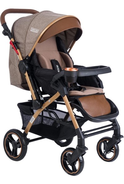 Tommybaby Tornado Plus Gold Alüminyum Lüx Çift Yönlü Bebek Arabası Puset
