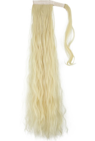 Eva Peruk Su Dalgalı Bağlamalı At Kuyruğu Dore Sarı Eva Peruk Su Dalgalı Bağlamalı At Kuyruğu Dore Sarı