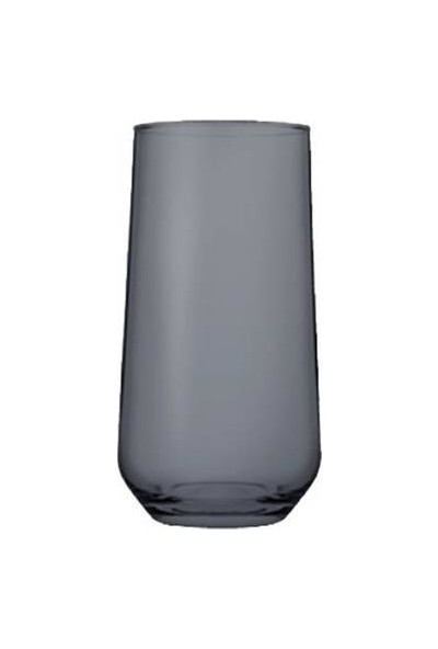 Paşabahçe 420015 Allegra 6'lı Gri Su Bardağı & Meşrubat Bardağı