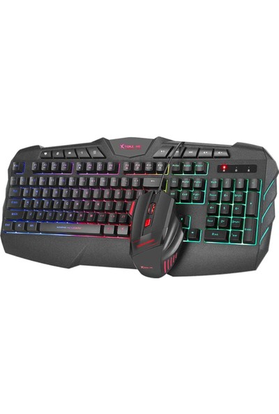 X-Trike Me MK-880 Rainbow Aydınlatmalı Gaming Oyuncu Klavye Mouse Set X-Trike Me MK-880 Rainbow Aydınlatmalı Gaming Oyuncu Klavye Mouse Set