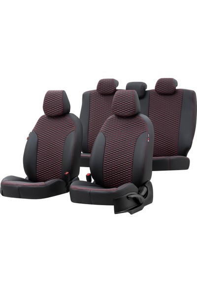Otom Daihatsu Materia 2007-2010 Özel Üretim Koltuk Kılıfı Tokyo Design Deri Siyah - Kırmızı Otom Daihatsu Materia 2007-2010 Özel Üretim Koltuk Kılıfı Tokyo Design Deri Siyah - Kırmızı