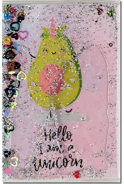 Attach Hello I Am A Avakado Sulu Kapak Not Defteri