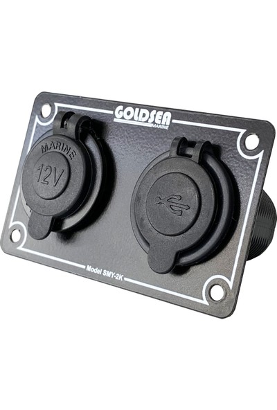 Goldsea Marıne Şarj ve USB Soketi Paneli