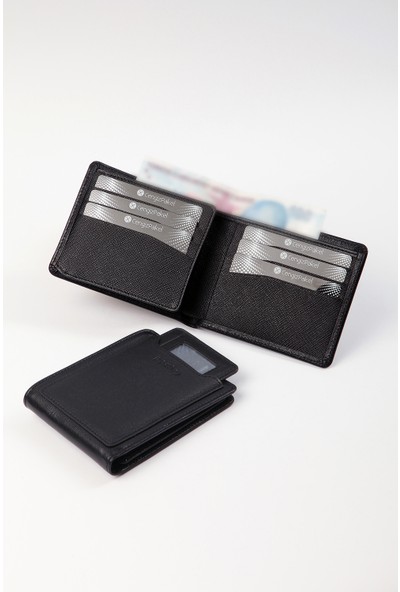 Cengiz Pakel Deri Siyah Cüzdan+Kartlık 27506T