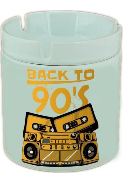 Katarsis Back To 90's Baskılı Seramik Küllük