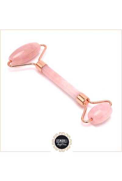 Osmanlı Doğal Taş Pembe Kuvars Masaj Aleti
