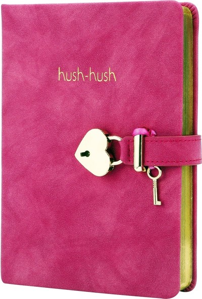 Victoria's Journals Hush Hush Çizgili Defter 13 x 18 cm Fuşya Victoria's Journals Hush Hush Çizgili Defter 13 x 18 cm Fuşya