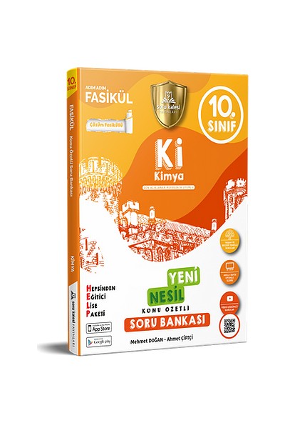 Soru Kalesi Yayınları 10. Sınıf Kimya Help Soru Bankası