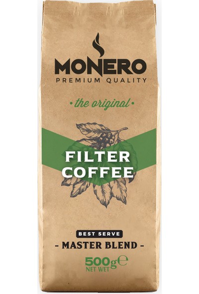 Monero Filtre Kahve Blend 500 gr Monero Filtre Kahve Blend 500 gr
