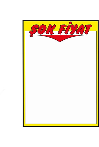 MT Market Kuşe Kağıt Şok Baskılı Afiş 32X45CM 50 Adet