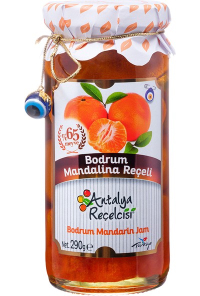 Antalya Reçelcisi Bodrum Mandalina Reçeli %65 Meyve Gurme Serisi 290 Gr Antalya Reçelcisi Bodrum Mandalina Reçeli %65 Meyve Gurme Serisi 290 Gr