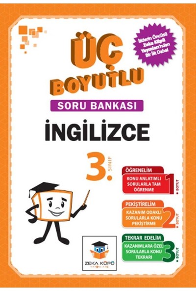Zeka Küpü 3. Sınıf 3 Boyutlu İngilizce Soru Bankası