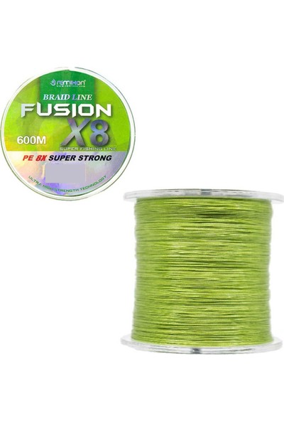 Remixon Fusion X8 Green İp Olta Misinası 600 mt Remixon Fusion X8 Green İp Olta Misinası 600 mt