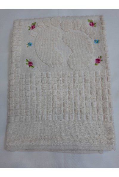 Berkaysundan Nakışlı Ayak Havlusu