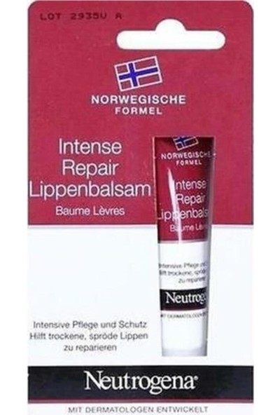 Neutrogena Onarıcı Bakım Dudak Kremi 15 ml Neutrogena Onarıcı Bakım Dudak Kremi 15 ml