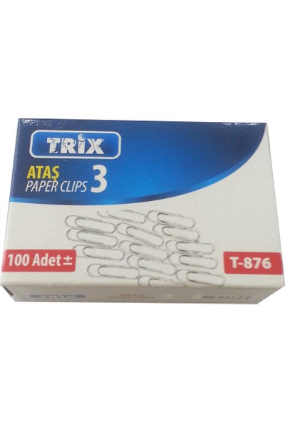 Tri̇x Metal Ataş 28 mm 3no 5 Adet Tri̇x Metal Ataş 28 mm 3no 5 Adet