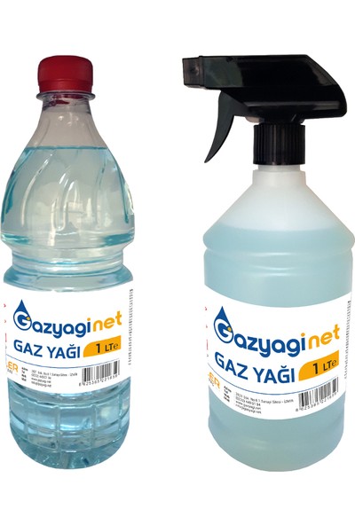 Gazyağınet Gaz Yağı Gaz Lambası Yağı Gaz Sobası Boya Koruma Zift Reçine Zincir Temizle 1 lt Pet ve 1 lt Sprey Şişe Gazyağınet Gaz Yağı Gaz Lambası Yağı Gaz Sobası Boya Koruma Zift Reçine Zincir Temizle 1 lt Pet ve 1 lt Sprey Şişe