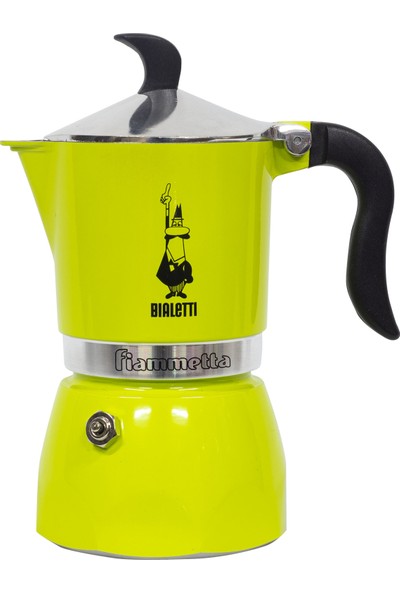 Bialetti Fiametta Yeşil 1 Cup Moka Pot Bialetti Fiametta Yeşil 1 Cup Moka Pot