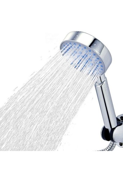 Çelik Duş Başlığı 3 Fonksiyonlu Krom Geniş