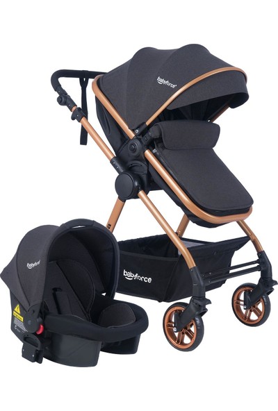 Baby Force Nova Travel Sistem Bebek Arabası Antrasit