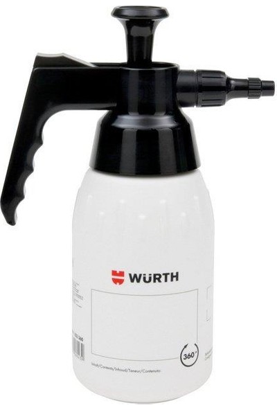Würth Pompalı Sprey Kabı 360 Derece 1 lt Würth Pompalı Sprey Kabı 360 Derece 1 lt