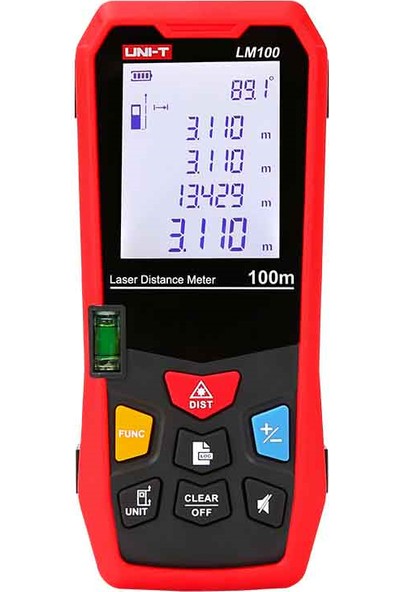 Unit LM100 Lazer Mesafe Ölçer Lazermetre 100m Unit LM100 Lazer Mesafe Ölçer Lazermetre 100m