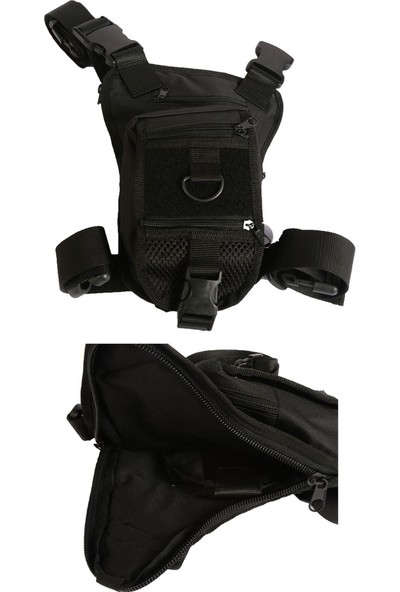 Asker Kolisi Siyah Tabanca Taşıma Çantası