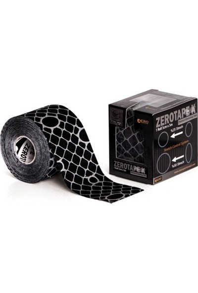 Zerosportsmed Zerotape K Smart Black/silver 5cm x 5m Zerosportsmed Zerotape K Smart Black/silver 5cm x 5m