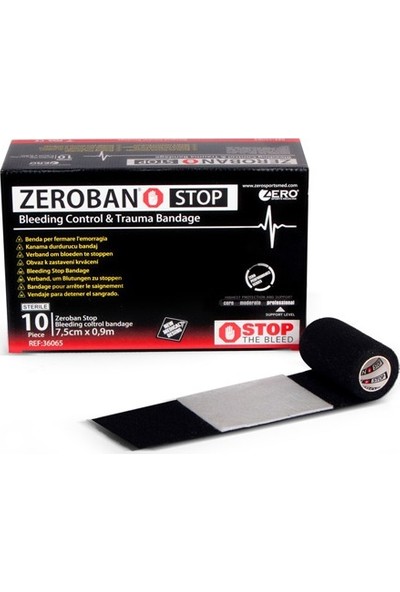 Zerosportsmed Zeroban Stop/ Kanama Dur. Bandaj. 7,5cm x 0,9m