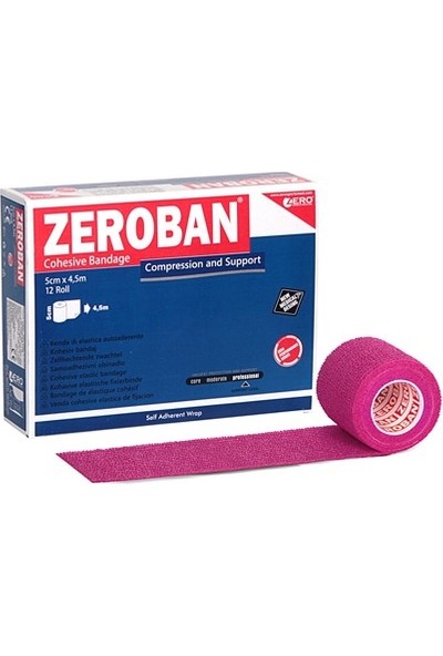 Zerosportsmed Zeroban 5 cm x 4,5 M Pink