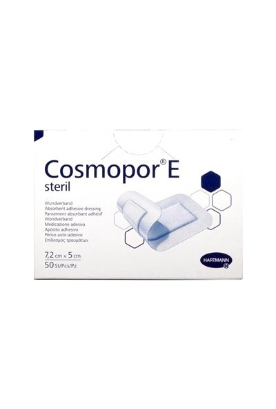 Hartmann Cosmopor E - Pedli Yara Örtüsü 7,2x5 cm 50'li Kutu Hartmann Cosmopor E - Pedli Yara Örtüsü 7,2x5 cm 50'li Kutu