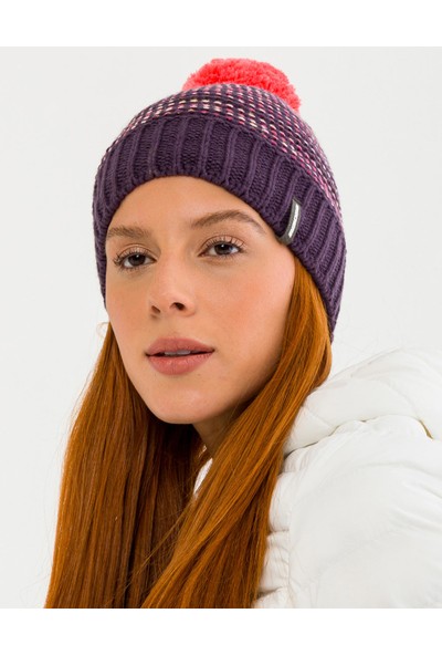 Skechers W Late Add Beanie-2 Kadın Mor Bere S192218-500 Skechers W Late Add Beanie-2 Kadın Mor Bere S192218-500
