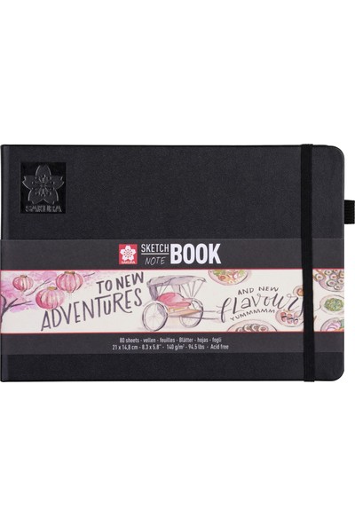 Sakura Sketchbook Sert Kapak Eskiz Çizim Defteri Ivory Kağıt 140 gr 80 Yaprak 15 x 21 cm Sakura Sketchbook Sert Kapak Eskiz Çizim Defteri Ivory Kağıt 140 gr 80 Yaprak 15 x 21 cm