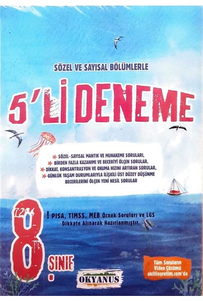 Okyanus Yayınları 8. Sınıf 5'li Deneme
