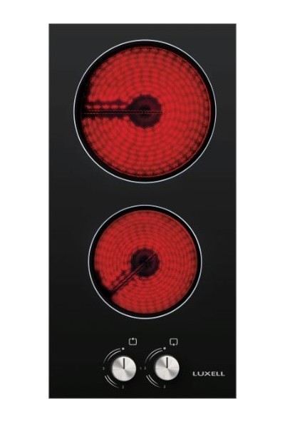 Luxell V3-02 P Ikili Vitro Seramik Ankastre Ocak - Elektrikli Luxell V3-02 P Ikili Vitro Seramik Ankastre Ocak - Elektrikli