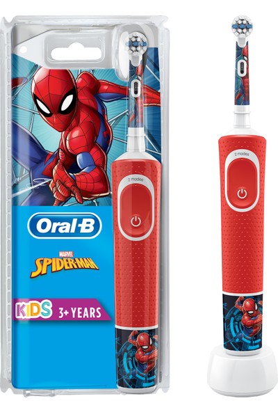 Oral-B D100 Çocuklar Için Şarjlı Diş Fırçası Spiderman