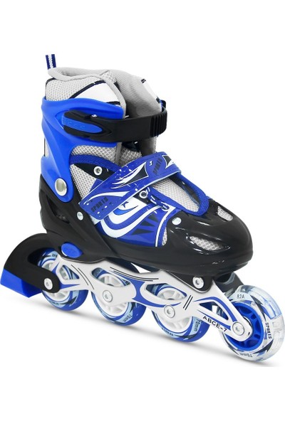 Işıklı Metal Gövdeli Paten 34-37